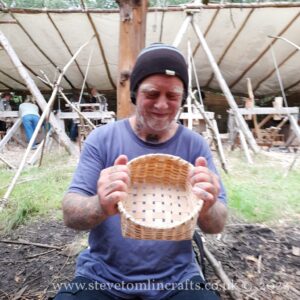 Ash splint basket workshop 2023 | Steve Tomlin Crafts