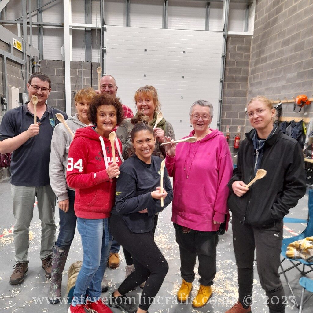 Spoon carving workshop in Doncaster | Steve Tomlin Crafts