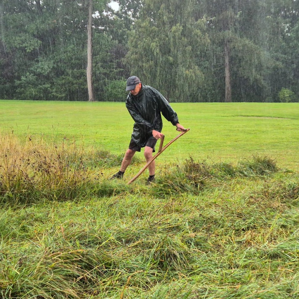 Can you scythe in the rain? | Steve Tomlin Crafts